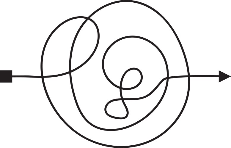 Confused man thinking of problem solution Vector Image