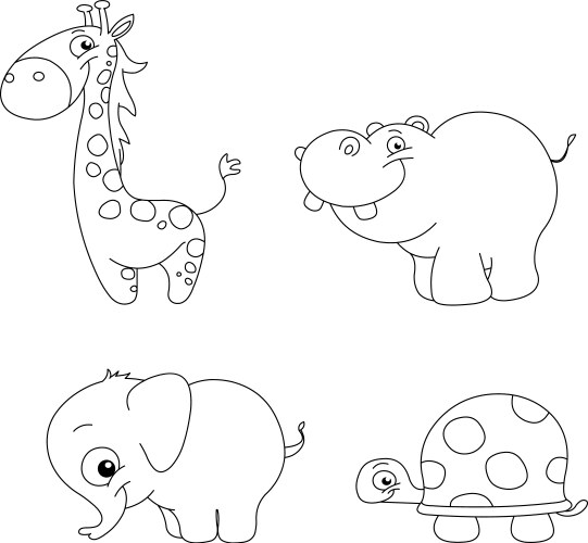 Cute Outline Vector Images (over 400,000)