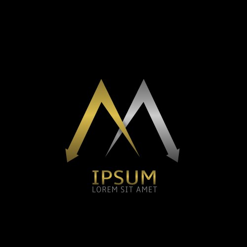 Two v letters logo Royalty Free Vector Image - VectorStock