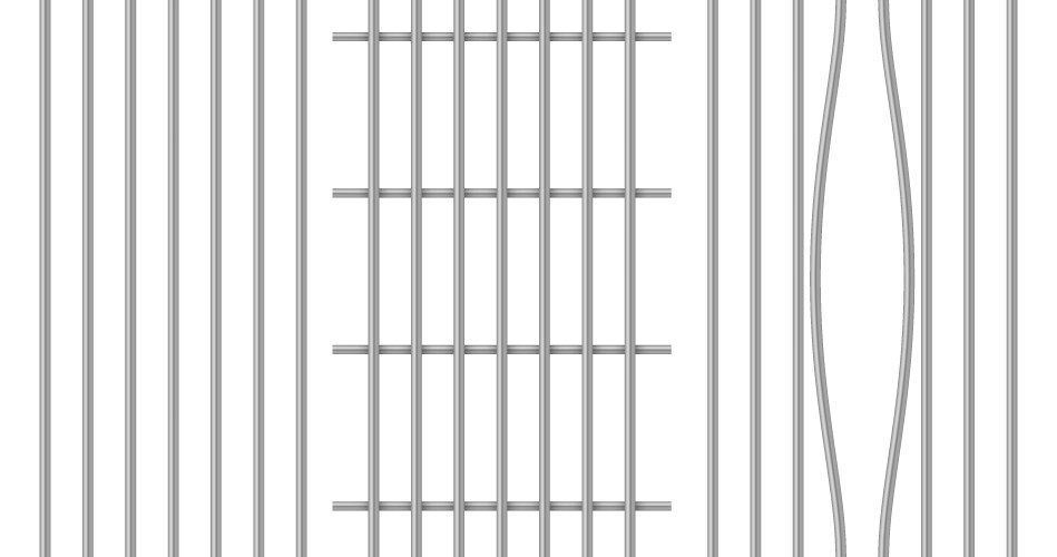 Tally marks prison jail wall count slash Vector Image