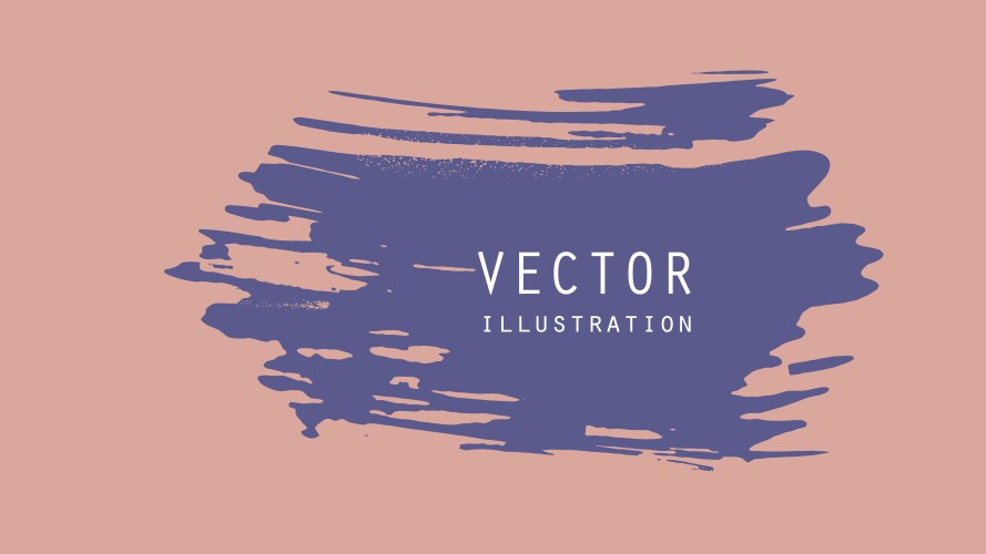 Abstract ink brush banners with grunge effect Vector Image