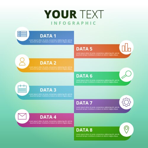 Circle creative diagram business plan concept Vector Image