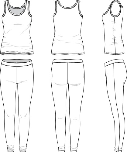 Sweat suit Royalty Free Vector Image - VectorStock