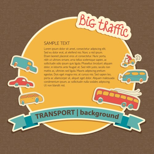 Railway transport background Royalty Free Vector Image