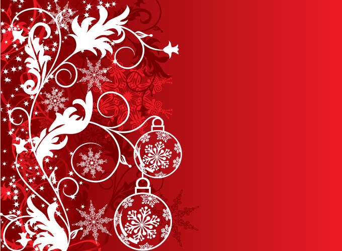 Red christmas background Royalty Free Vector Image