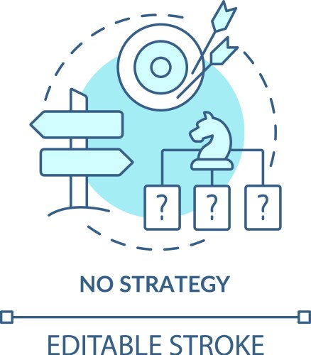 Project management turquoise concept icon Vector Image