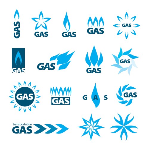 Natural gas refinery factory icon Royalty Free Vector Image
