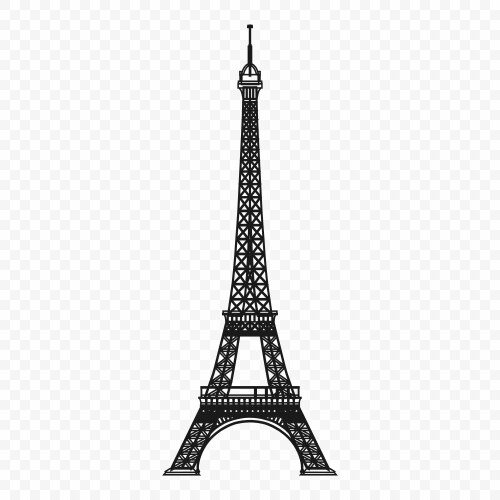 Eiffel tower Royalty Free Vector Image - VectorStock
