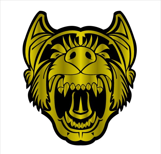Labrador retriever pet mascot logo Royalty Free Vector Image