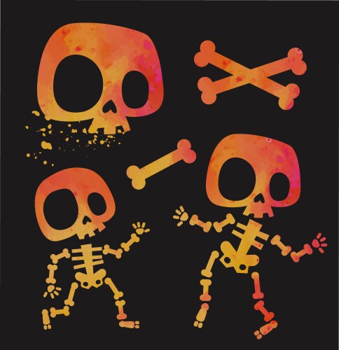 Cute Skeletons Vector Images (over 13,000)