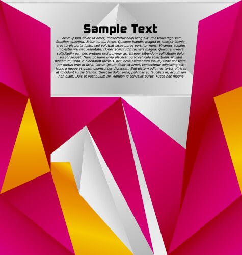 Abstract modern shape Royalty Free Vector Image