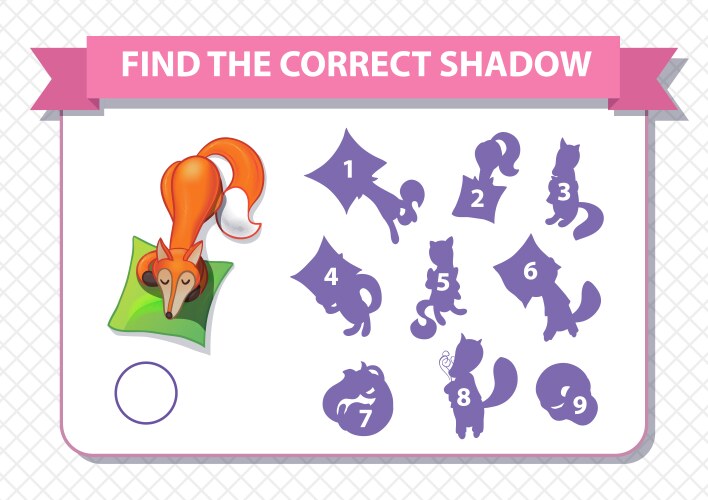 Educational worksheet for preschool kids find Vector Image