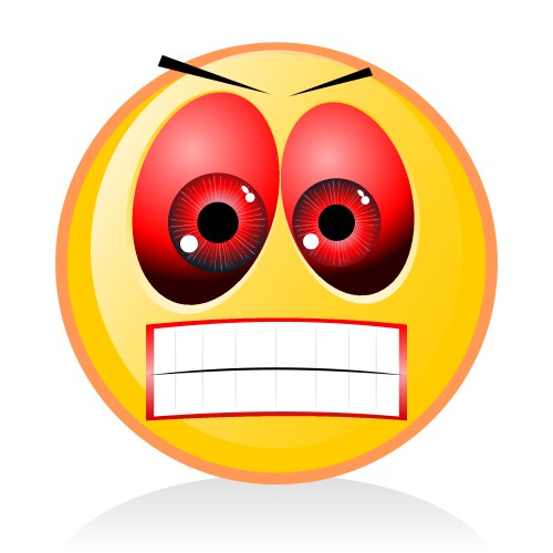 Emoji emoticon - euro sign Royalty Free Vector Image