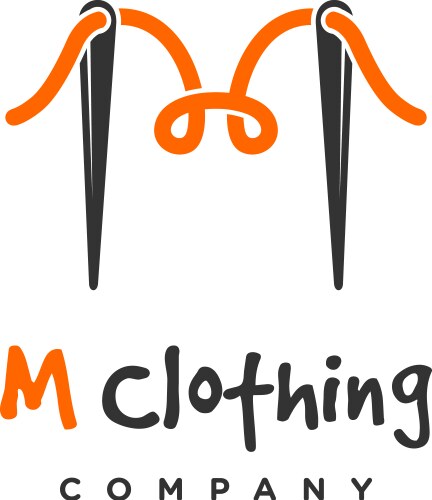 M clothing logo Vector Images & Graphics for Commercial Use | VectorStock