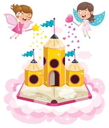 Magic education concept Royalty Free Vector Image