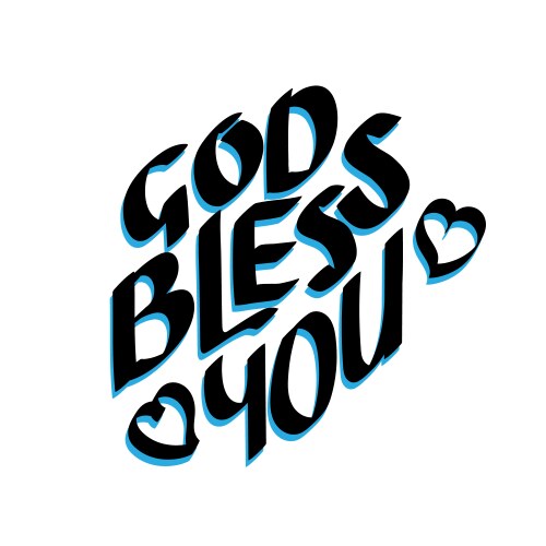 God Bless You Vector Images (over 160)