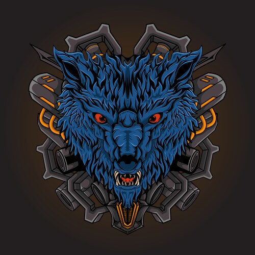 Robot Wolf Vector Images (over 100)