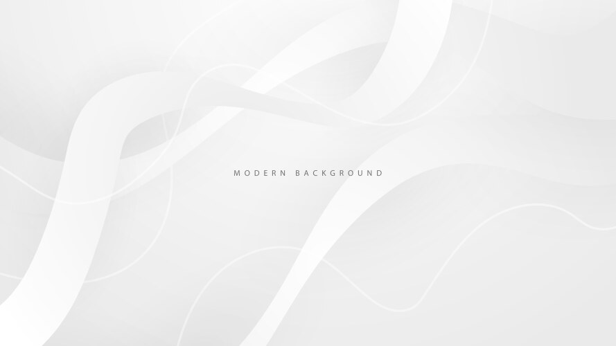 Abstract white gray background modern Royalty Free Vector