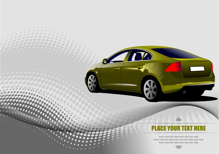 Car background Royalty Free Vector Image - VectorStock