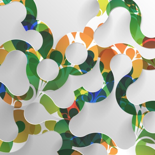 Colorful template for advertising Royalty Free Vector Image