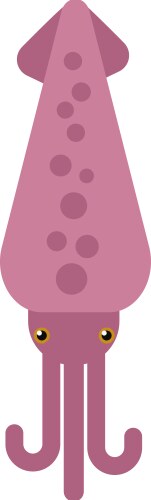 Squid cartoon Royalty Free Vector Image - VectorStock