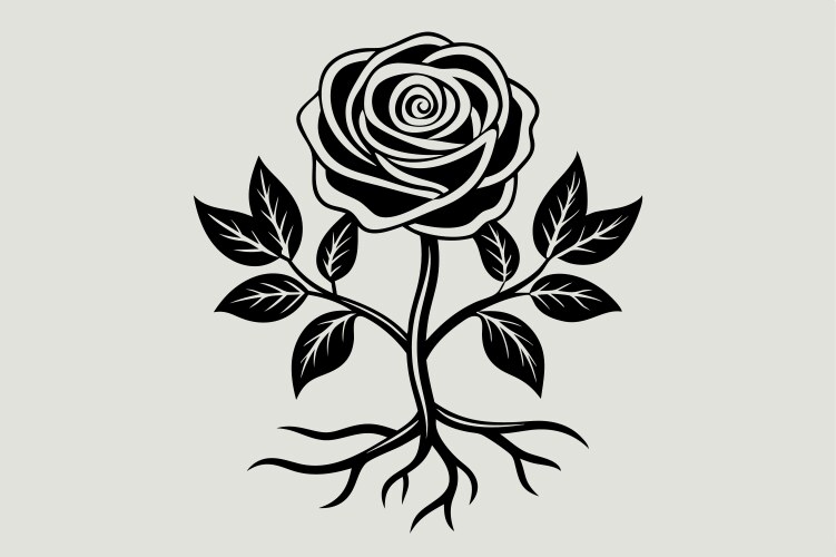 Rose Silhouette Vector Images (over 38,000)