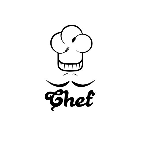 Chef design template Royalty Free Vector Image