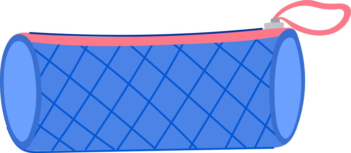 Study pencil case cartoon Royalty Free Vector Image