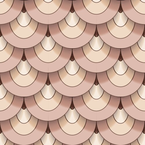 Fish scales and pearls seamless pattern mermaid Vector Image