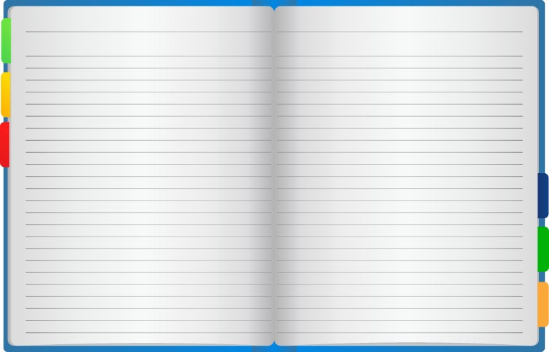 Notebook paper background Royalty Free Vector Image