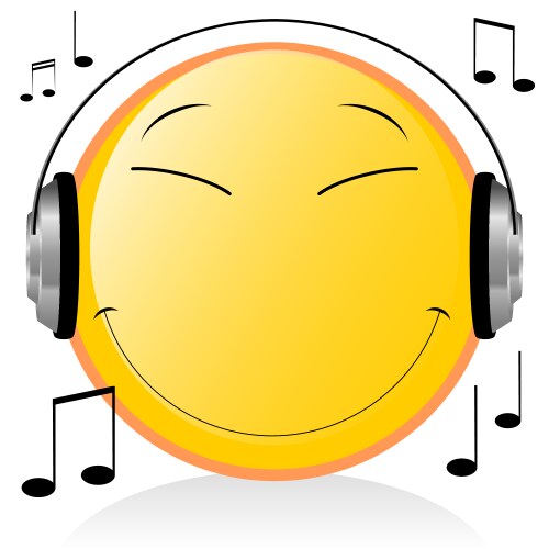 Emoji Headphone Emoticon Vector Images (over 200)