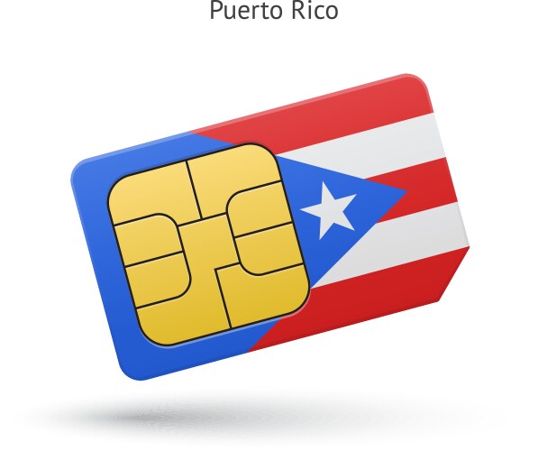Isometric map of puerto rico detailed Royalty Free Vector