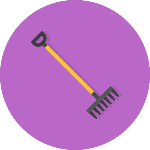 Rake icon Royalty Free Vector Image - VectorStock