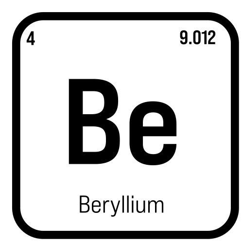 Periodic Table Element Beryllium Vector Images (56)