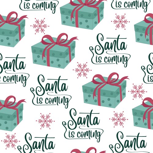 Christmas stickers collection with gift boxes Vector Image