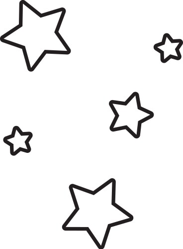 Stars hanging icon Royalty Free Vector Image - VectorStock