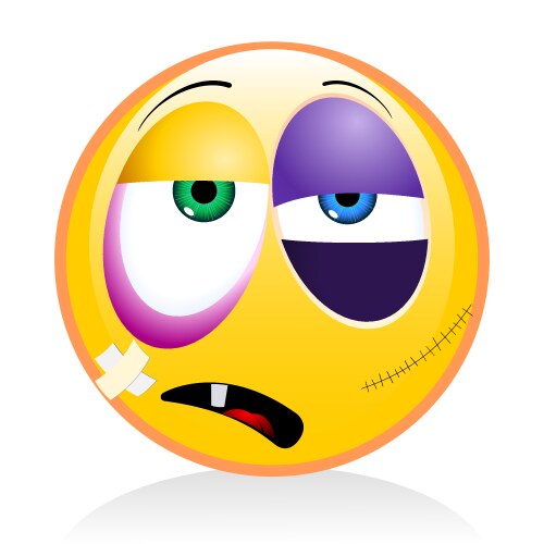 Emoji Hurt Pain Vector Images (over 140)