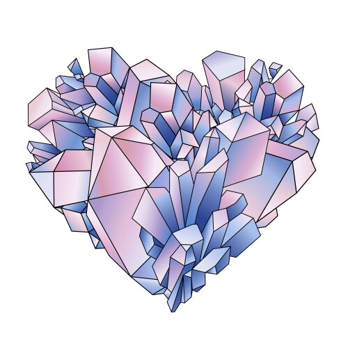 Stone heart Royalty Free Vector Image - VectorStock