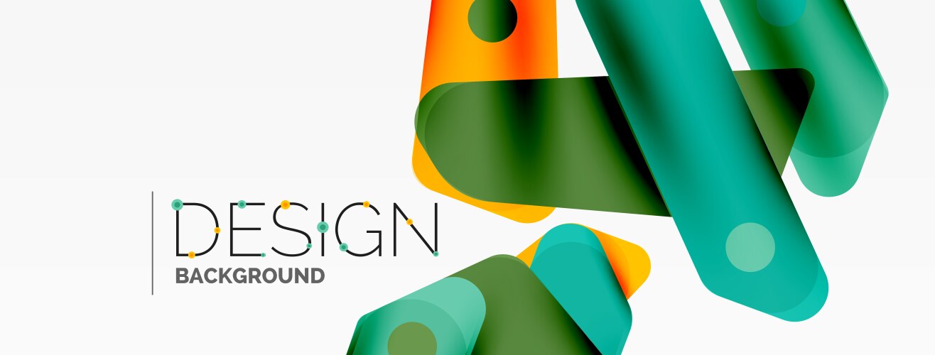 Tech minimal geometric wallpaper creative Vector Image