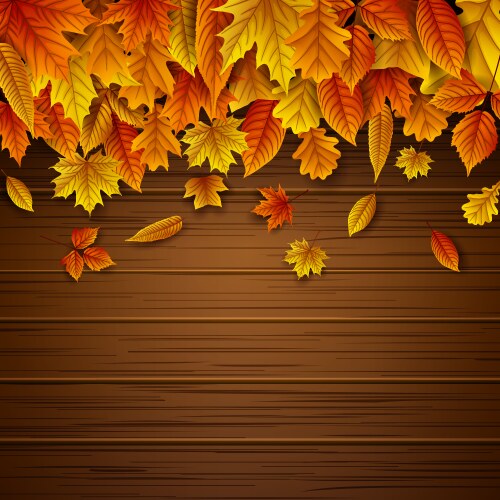 Fall background Royalty Free Vector Image - VectorStock