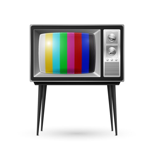 Retro tv Royalty Free Vector Image - VectorStock