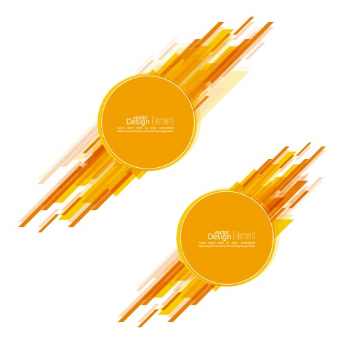 Abstract background with a round banner Royalty Free Vector