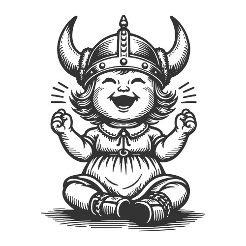 Viking Art Black and White Vector Images (over 6,400)