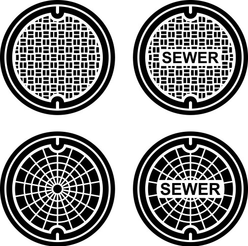 Manhole Cover Vector Images (over 1,400)