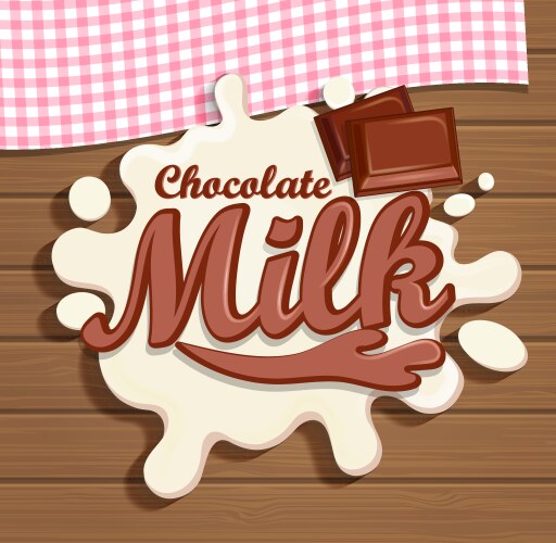 Logo for hot chocolate Royalty Free Vector Image