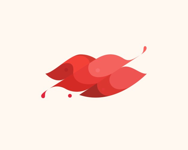 Red lips Royalty Free Vector Image - VectorStock