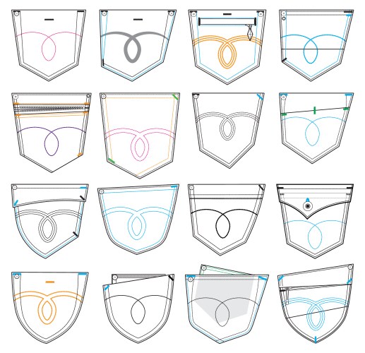 Pocket Royalty Free Vector Image - VectorStock