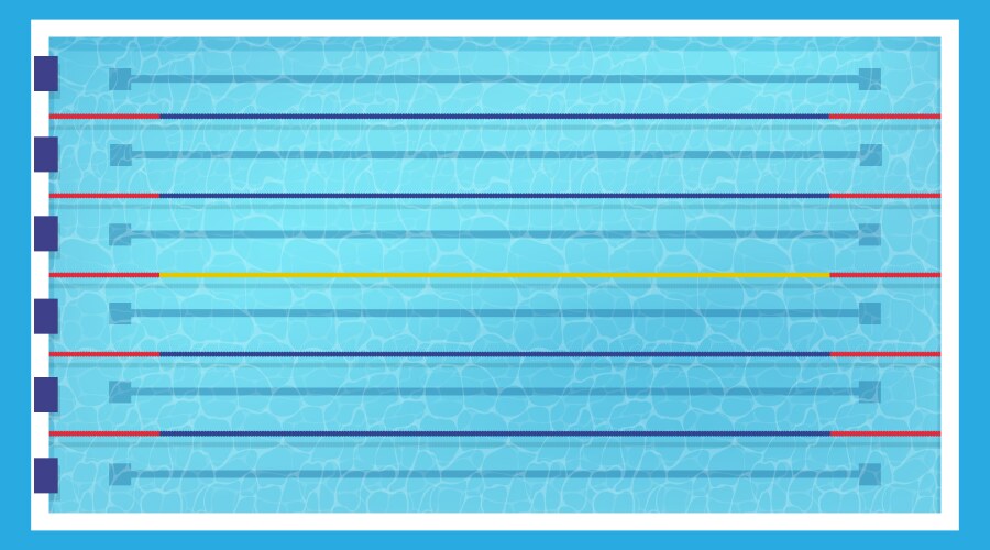 People in pool Royalty Free Vector Image - VectorStock