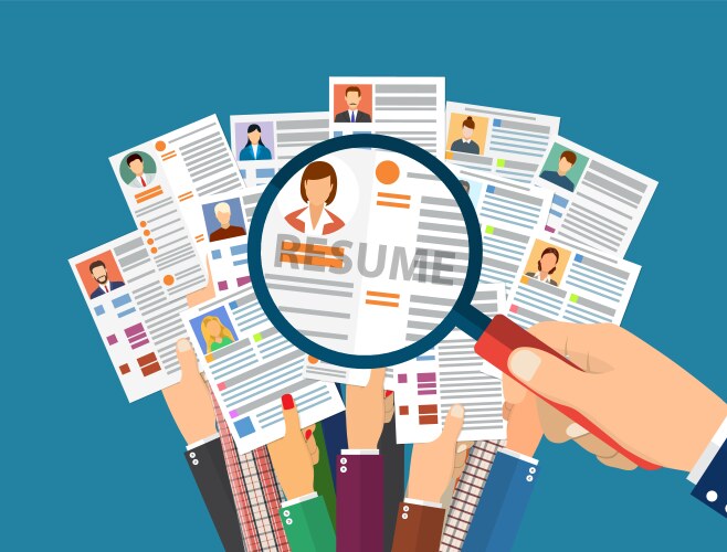 Holding Resume Vector Images (over 980)