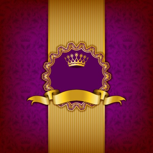Royal background Royalty Free Vector Image - VectorStock